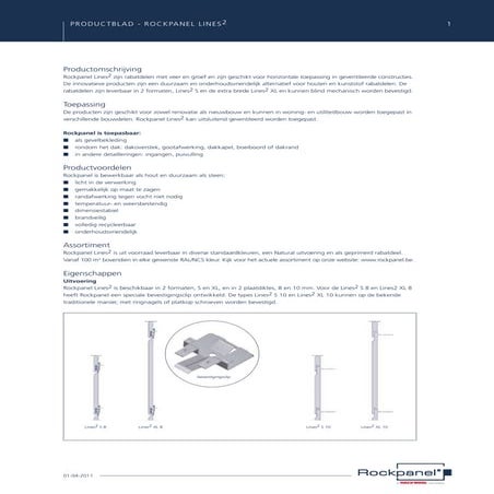 ROCKPANEL - Rockpanel lines 2 | PDF