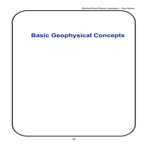 Rock Physics: Basic Concepts | PDF