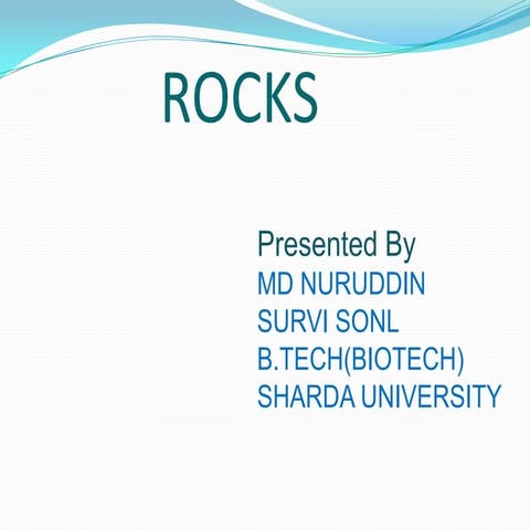 Earth Science Types of Rocks | PPT