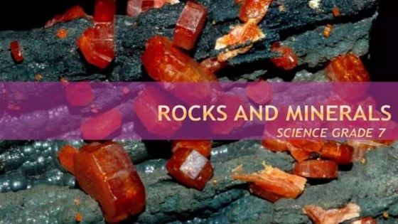 Earth and Life Science - Rocks | PDF
