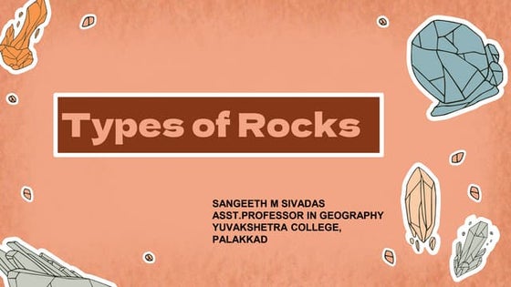 The rock cycle | PPTX