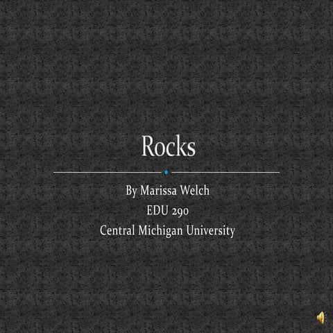 Rocks Powerpoint For Tech With Sound | PPTX | Geology | Science