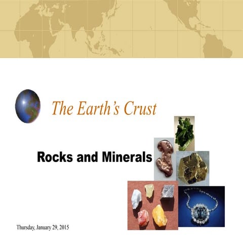 Rocks and minerals | PPT