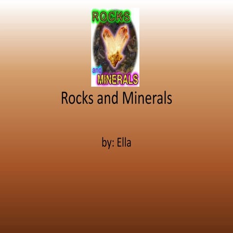 Rocks and minerals | PPTX | Geology | Science