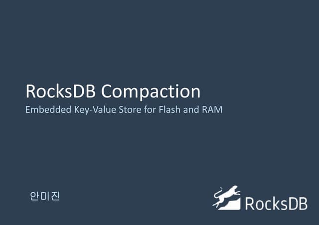 Rocksdb Compaction Pptx Databases Computer Software And Applications 8998