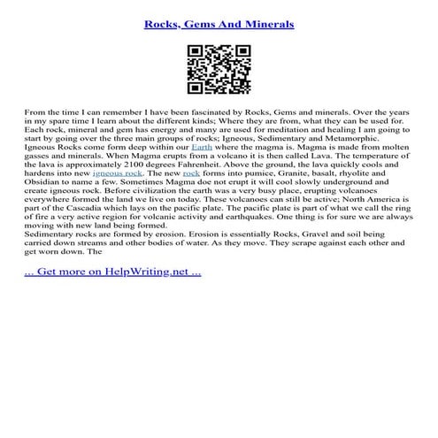 Mineral lesson plan | PDF