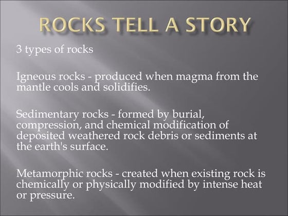 Types Of Rocks | PPT
