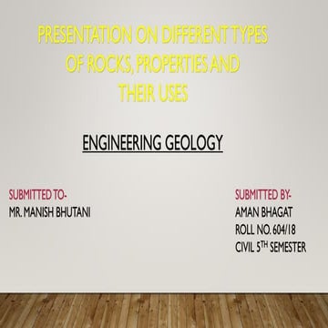 Rocks presentation | PDF