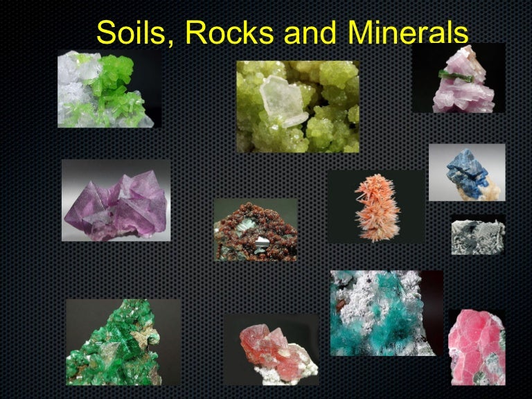 Rocks, soils and minerals 1