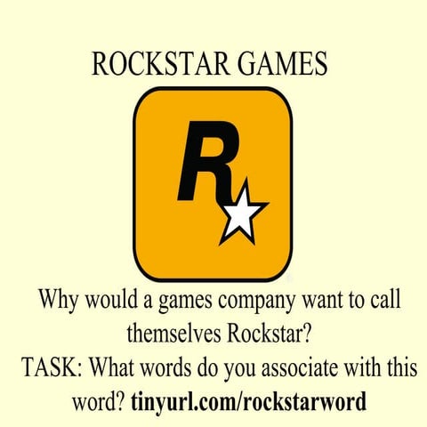 Rockstar - The Origins of the Company | PPT