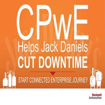 CPwE Helps Jack Daniels Cut Downtime, Start Connected Enterprise ...