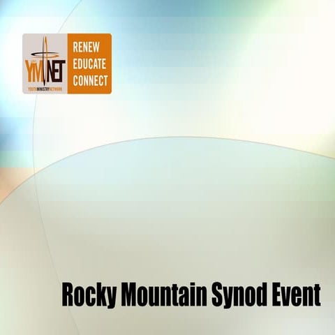 Rocky Mountain Synod Event | PPT