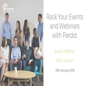 Rock Your Events and Webinars with Pardot | PDF