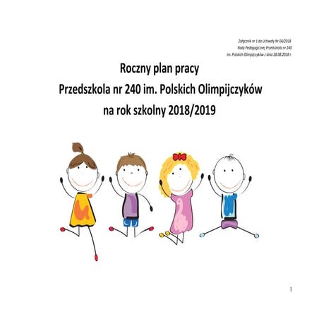 Roczny plan_pracy_2018 _2019 | DOC