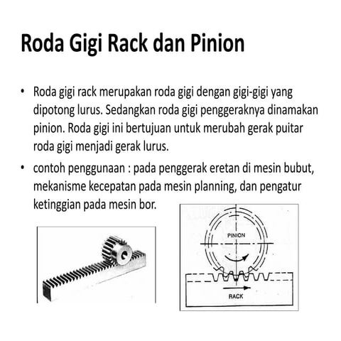 Rumus perhitungan roda gigi lurus | DOCX