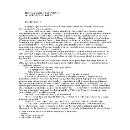 Rodica ojog-brasoveanu-a-inflorit-liliacul | PDF