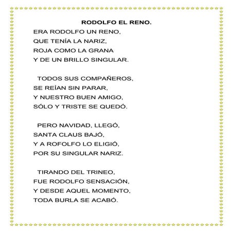 Rodolfo el reno | DOCX