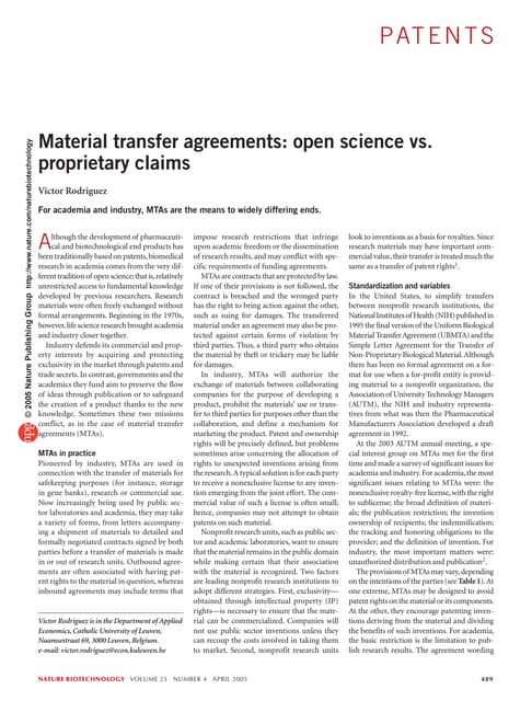 Collabarative research agreement | PPTX | Law