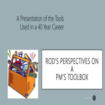 Rods Toolbox | PPSX | Business | Business and Finance