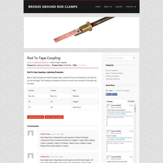 Rod to tape coupling lightning protection | PDF