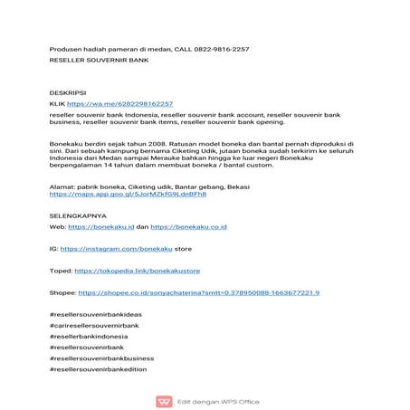 Produsen hadiah pameran di medan.pdf