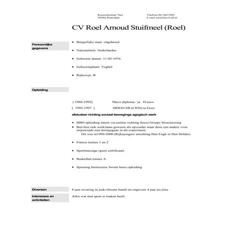 Roel Cv | DOC