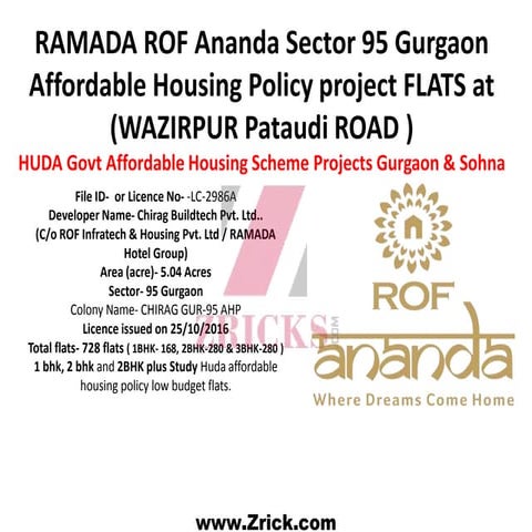 Rof Ananda Brochure - Zricks.com