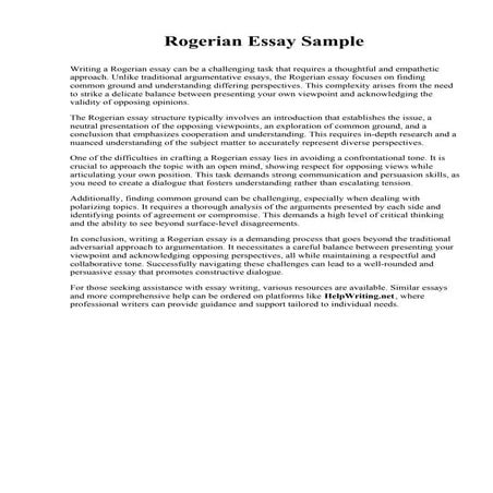 Rogerian Essay Sample.pdf