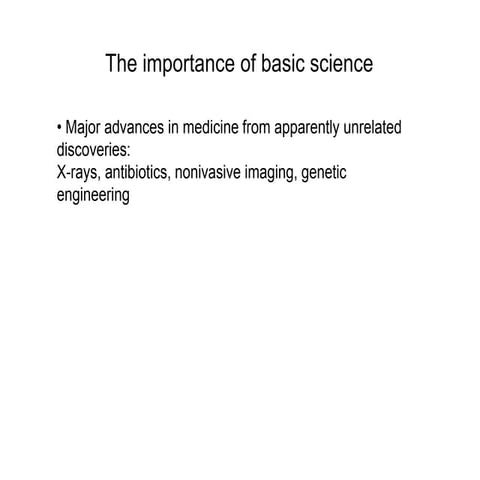 Roger kornberg the importance of basic science | PPT