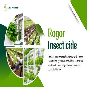 Buy Rogor Insecticide | Kisan Pesticides | PDF