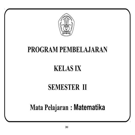 Rogram semester-mtk-kelas-ix-2 | DOC
