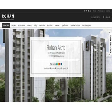 Rohan Ashima | Luxury Villas in Bangalore | PPTX
