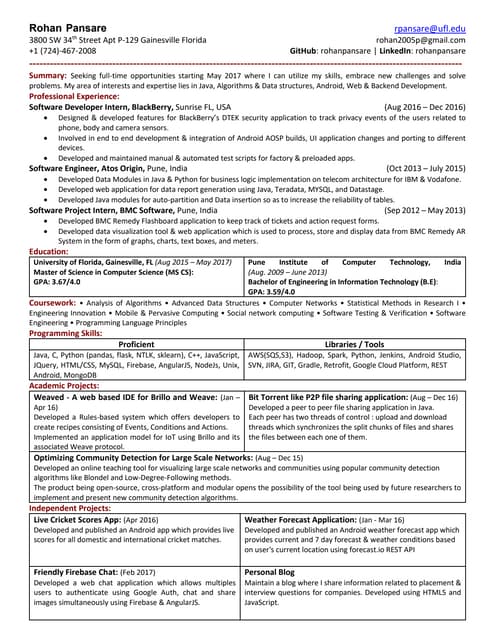 Sneha_Resume_Oct2016 | PDF