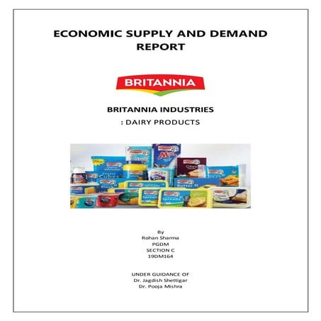 ECONOMIC SUPPLY AND DEMAND REPORT - BRITANNIA INDUSTRIES | DOCX
