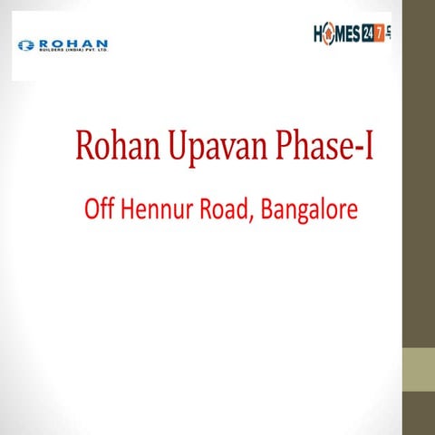 Rohan upavan phase-I ppt | PDF