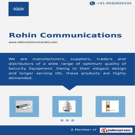 Rohin Communications | PDF