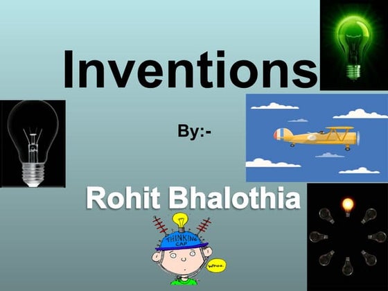 Inventions that changed the world | PPT
