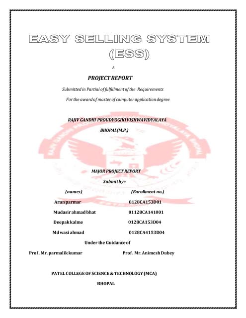 Mini Project Format | PDF