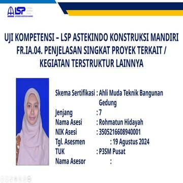 SKK GEDUNG UJI KOMPETENSI UNTUK MENDAPAT SKK.pptx