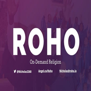 Roho Pitch Deck | PDF