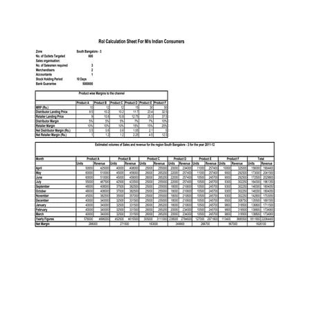 RoI- Calculation of Return on Investment | PDF