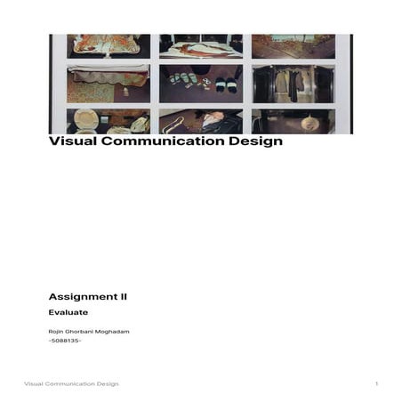 Visual Communication Evaluation | PDF