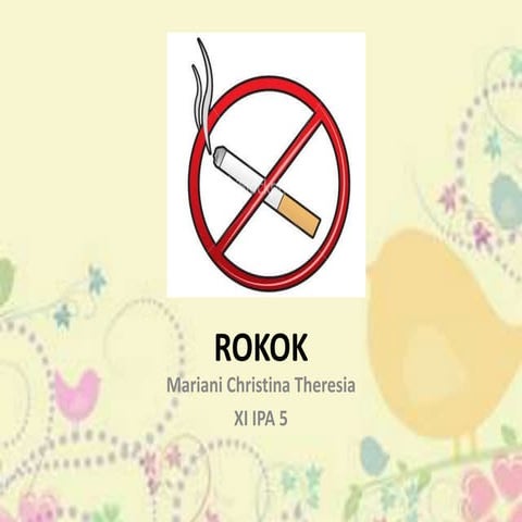Rokok | PPT | Free Download