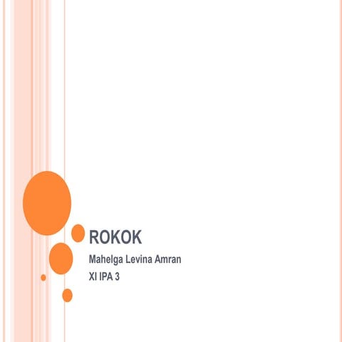 Rokok | PPTX