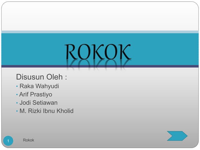 Brosur sosialisasi rokok | PDF