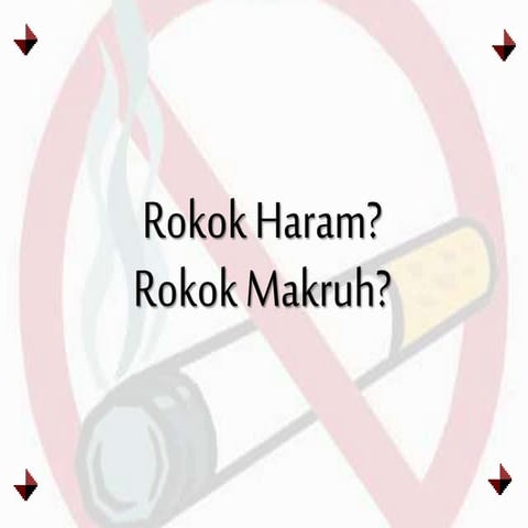 Rokok haram | PPTX
