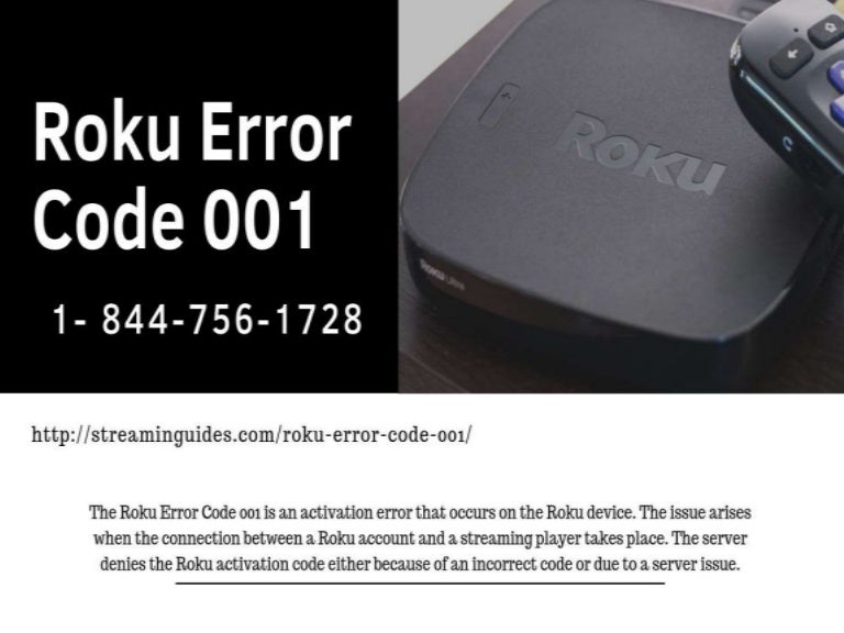 Quick Fix Roku Error Code 001 Roku Activation Error Call Now quick-fix-roku-error-code-001-roku-activation-error-call-now