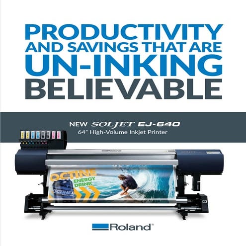 Roland soljet ej 640 print cutter 64 | PDF