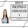 Role of Perception in Communication | PPTX