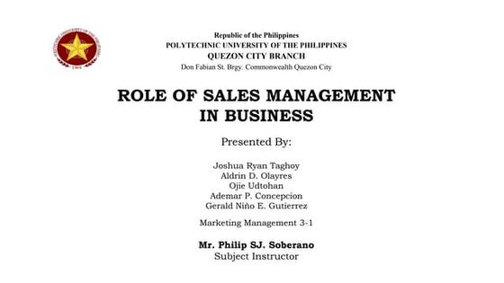 Sales manager 2 | PPT